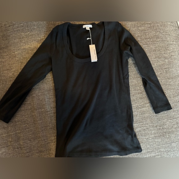 James Perse | Tops | James Perse Black Top | Poshmark